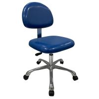 China Adjustable Height Lab PU Leather Chairs for sale