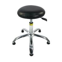 China Customizable 20 Inches PU Leather Chairs Antistatic Lab Chair 300lbs for sale