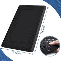China Kitchen Office  PU Standing Desk Mat Anti Fatigue Floor Non Slip Desk Mat for sale