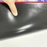 China Black Personalized Pu Leather Desk Pad Gaming Non Slip Pu Mouse Pad for sale