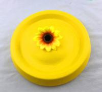China Dog Training Interactive Puppy Flyer Toy Cute Dog Flying Saucer for sale