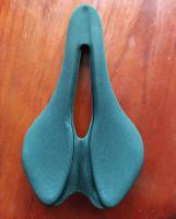 China Uv Resistant Green PU Memory Foaming Saddles Mountain Bike Saddle SGS for sale