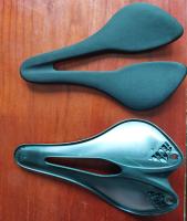 China Uv Resistant Green PU Memory Foaming Saddles Mountain Bike Saddle SGS for sale