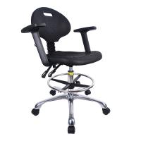 China PU Foam Anti Static Lab Chair With Adjustable Height And Backrest For School And Workshop Production Line for sale