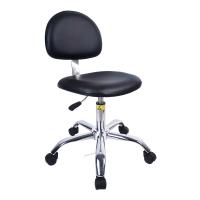 China Backrest Height 20 Inches PU Leather Industry Chairs With ESD Protection For Workshop for sale