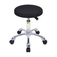 China Laboratory Stainless Steel Metal Round Esd Stools Anti Static Lifting For Lab for sale