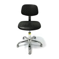China Customized Polyurethane Foaming ESD Chair With Back Rest And Footrest for sale