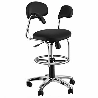 China Adjustable Height Lab Chair with Footrest and 300 Lbs Weight Capacity for ESD Safe Environments for sale
