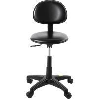 China Black PU Lab Antistatic Chair with Ergonomic Design and Model PU-AC-001 for ESD Labs for sale