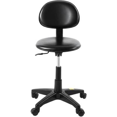 China Black PU Lab Antistatic Chair with Ergonomic Design and Model PU-AC-001 for ESD Labs for sale