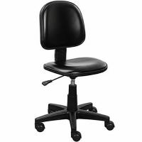China Black PU Lab Antistatic Chair Model PU-AC-001 with 300 Lbs Weight Capacity for ESD-Safe Laboratories for sale