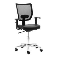 China Durable PU Lab Antistatic Chair with 300 Lbs Weight Capacity Adjustable Height and Model PU-AC-001 for sale