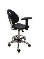 China PU Lab Antistatic Chair with 300 lbs Weight Capacity Adjustable Height and Ergonomic Design for ESD Safe Environments for sale