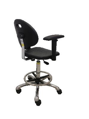 China PU Lab Antistatic Chair with 300 lbs Weight Capacity Adjustable Height and Ergonomic Design for ESD Safe Environments for sale