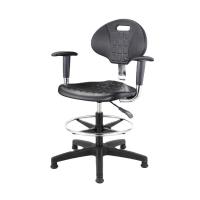 China Ergonomic Design PU Lab Antistatic Chair Model PU-AC-001 with 300 Lbs Weight Capacity for Laboratory Use for sale