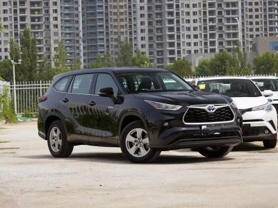 China Toyota Highlander 2022 Hybrid 2.5L E-CVT Mid Size SUV 7 Seats 4WD for sale