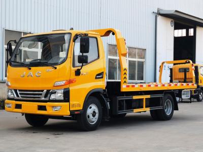 China JAC JYD5070TQZPJH6 Flat Wrecker Truck 7355kg Lifting Capacity 4x2 Diesel Vehicle Recovery for sale