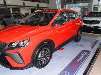 China Geely Binyue Coolray Gasoline SUV 1.5T 181HP 7WDCT 5 Seats Red Color for sale