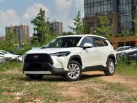 China Corolla Cross Dual Engine Electric Hybrid White Available Compact SUV E-CVT continuously variable transmission for sale