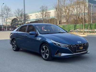 China Hyundai Elantra 2022 1.5L CVT LUX Premium 16874km National VI Emission Standard for sale