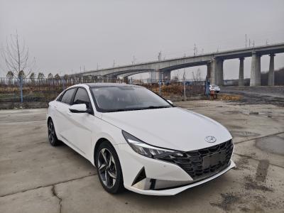 China 2022 Hyundai Elantra 1.5L CVT GLX Elite Edition 40,180 KM White for sale