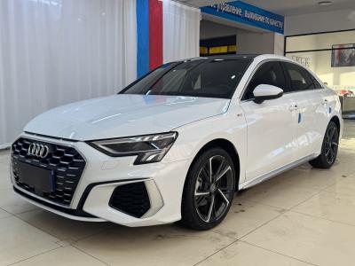 China Audi A3 2021 A3L Limousine 35 TFSI 1.4T 150Ps 31000km White Black Interior for sale