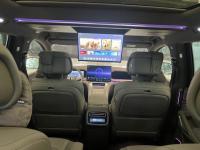 China Denza D9 DM 2025 Flagship Edition PHEV MPV 8000km Original Paint Dark Gray for sale