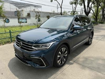 China Volkswagen Tiguan L 2022 330TSI 2WD R-Line Premium Edition 90000km Blue for sale