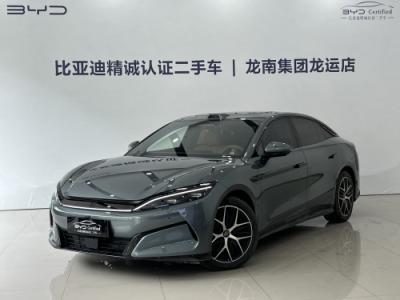 China BYD Han L 2025 DM-p AWD LiDAR Flagship 4000km Original Paint Green for sale