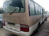 China Toyota Coaster 23-Seater Passenger Bus with 2.7L Engine and 108kW Power - Hydraulic Power Steering for sale