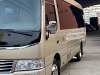 China Toyota Coaster 4.0L 20-Seat Passenger Mini Bus with 6GR Engine and 5-Speed Manual Transmission for sale