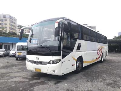 China Jinlong Higer KLQ6125 55-Seater Passenger Coach Bus 100km/h Speed 17500kg Weight for sale