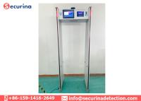 China 33zones Walk Through Temperature Scanner Fever Screening 10.1 Inch LCD Screen for sale