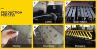 China 500mm Rising Height A3 Steel Hydraulic Road Barriers IP68 Waterproof Traffic Blocking for sale