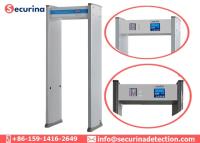 China 6 Detecting Zones Metal Detector Walk Through Gate For Shops / Hotels / Factories for sale