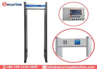 China Security Alarm Door Walk Through Metal Detector 6 Zones Body Scanner 15W 50/60Hz for sale
