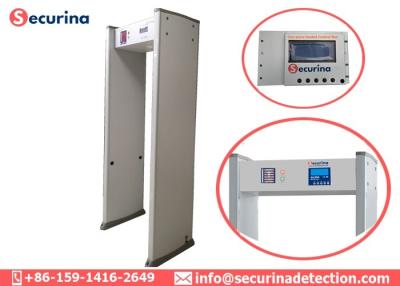 China Outdoor Security Waterproof Door Frame Metal Detector Multi Alarm Mode 255 Level for sale