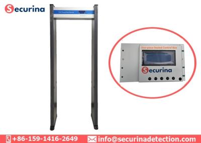 China 18 Zones Archway Metal Detector DSP With Alarming Counting Display OEM for sale