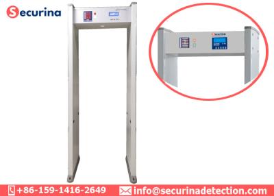 China IR System Multi Zone Walk Through Metal Detector Gate With Both Sided LED for sale