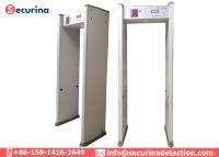 China Airport Metal Detector Body Scanner Weapon Detection Walk Through 6 Detecting Zones for sale