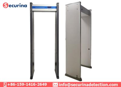 China 12W Walk Through Security Detector 6 Multi - Zones Scanner Door DSP Technology for sale