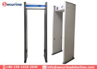 China 6 Detecting Zones Metal Detector Walk Through Gate For Shops / Hotels / Factories for sale