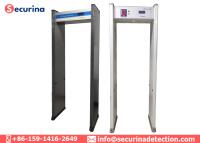 China TamperProof Portable Walk Through Security Detector LCD Display With 33 Preset Locations for sale