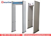 China MBSU Backup Battery Walk Through Metal Detector Body Scanner With 6 Detecting Zones for sale