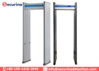 China 15W Walk Through Security Detector 6 zone FCC DSP With 4.3in LCD Screen for sale