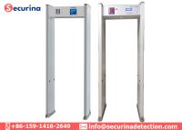 China 4inch LCD Screen Metal Walk Through Security Detector 6 Zones 200 Sensitivity Level for sale