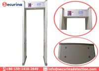 China 100 Operating Frequency Walk Through Metal Detector , Door Metal Detector for sale