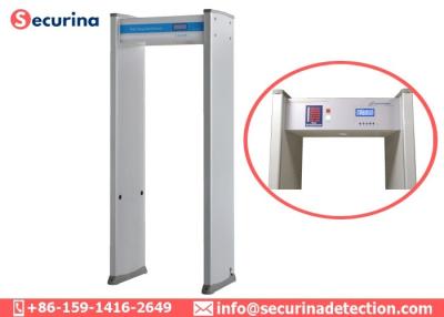 China Airport Multi Zone Door Frame Metal Detector High Accuracy Anti Interference for sale