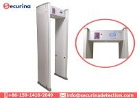 China 4inch LCD Screen Metal Walk Through Security Detector 6 Zones 200 Sensitivity Level for sale