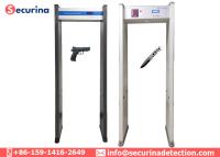China 70cm Pass Channel Door Frame Metal Detector 12 Independent Probes With LCD Display for sale